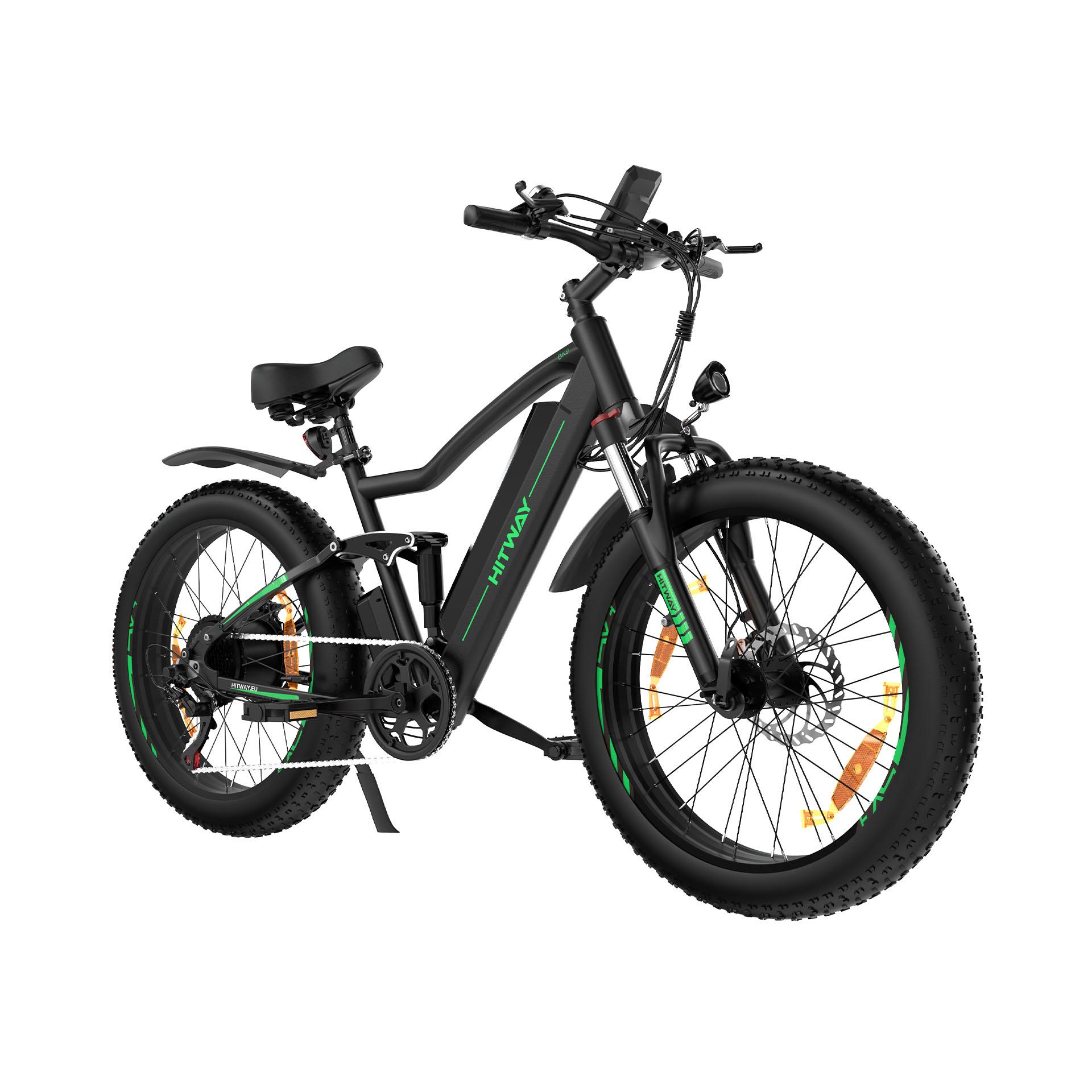 HITWAY BK9 Fat Tire Mountain Pedelec Bike – HITWAY–Hit with our e-Bikes ...