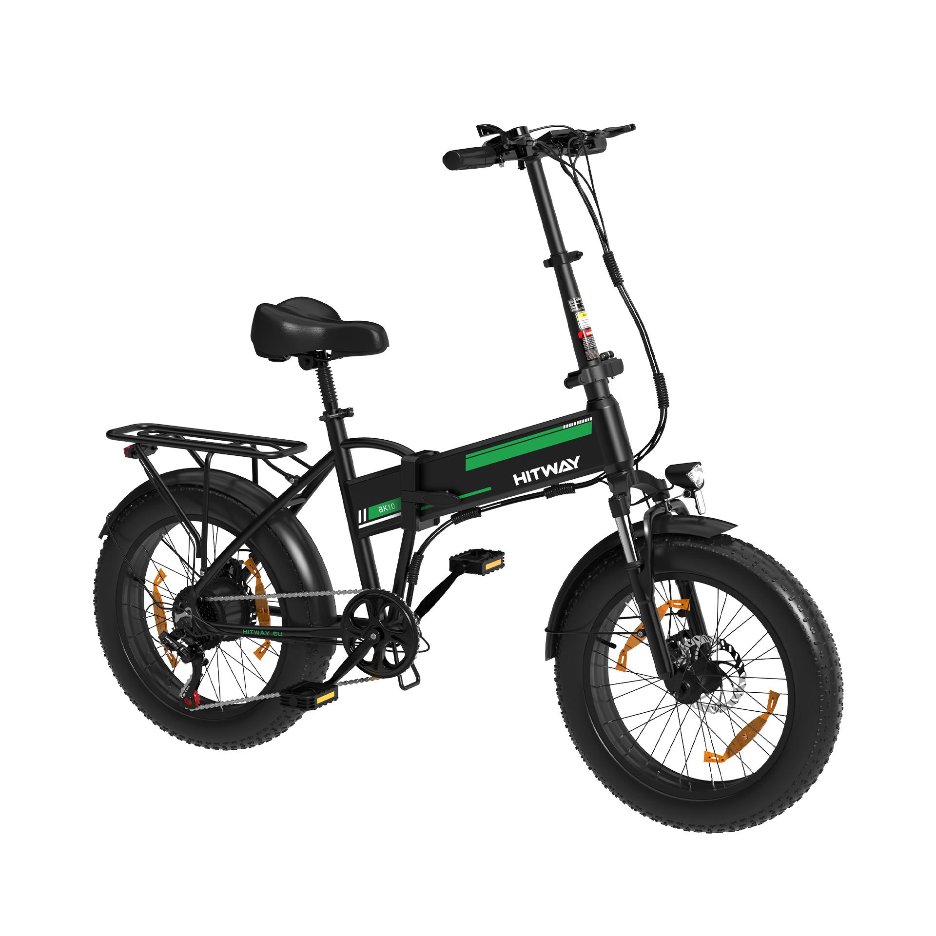HITWAY BK10S Fat Tire Folding Bike – HITWAY–Hit with our e-Bikes & e ...